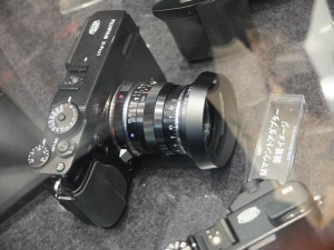 Fuji X-Pro1 M-mount adapter on display at the CP+ show in Japan - Leica ...