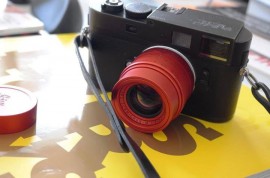 Check out this one of a kind red Leica APO Summicron 50mm f/2.0 ASPH ...