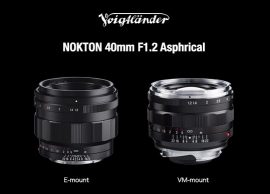 Voigtlander NOKTON 40mm f/1.2 Aspherical VM lens for Leica M-mount ...