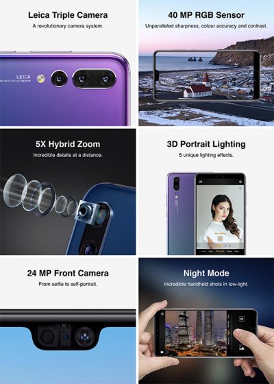 Huawei P20 smartphone with a triple Leica branded camera officially ...