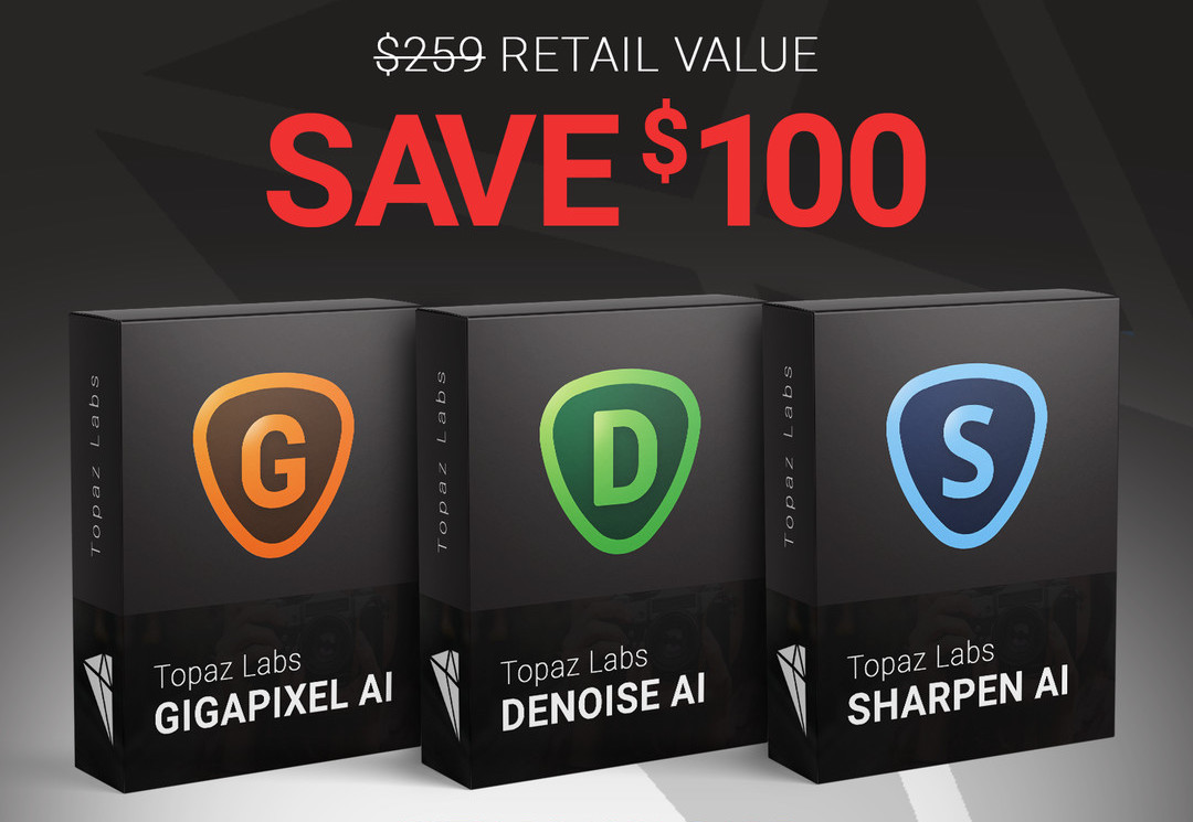 Limited time offer: $124 off the Topaz Labs Image Quality Bundle ...