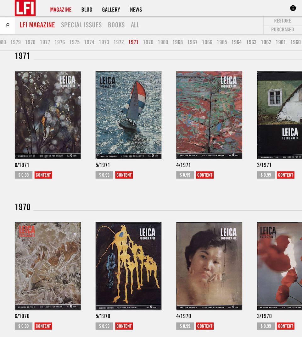 Scanned older issues of LFI magazine now available in the LFI app (from ...