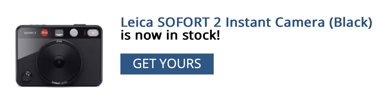 All three colors of the new Leica SOFORT 2 camera are now in stock ...