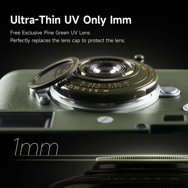 The Brightin Star 28mm f/2.8 olive green limited edition lens comes ...