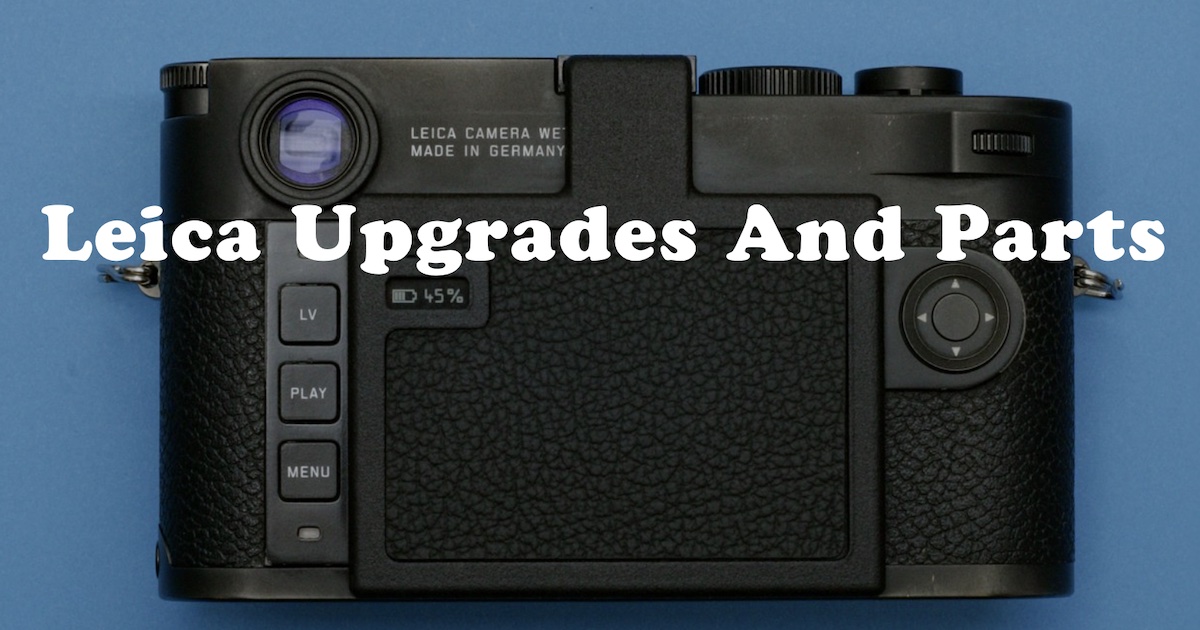 New accessory: Leica M10/M10-P screen cover - make your M10/M10-P ...